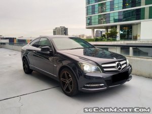 Used 2012 Mercedes-Benz C-Class C180 Coupe AMG Line (New 10-yr COE) for ...