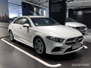 Used 2022 Mercedes-Benz A-Class Saloon A200 AMG Line for Sale | Cycle ...