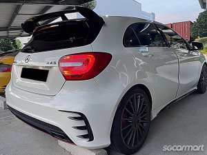Used 2015 Mercedes-Benz A-Class A45 AMG 4MATIC for Sale | Tan - Sgcarmart