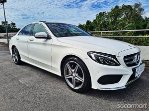 Used 2015 Mercedes-Benz C-Class C200 AMG Line Sunroof for Sale (Expired ...