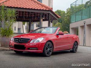 Used 2011 Mercedes-Benz E-Class E200 CGI Cabriolet (COE till 12/2030 ...