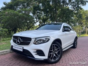 Used 2018 Mercedes-Benz GLC-Class GLC250 Coupe AMG Line 4MATIC Sunroof ...
