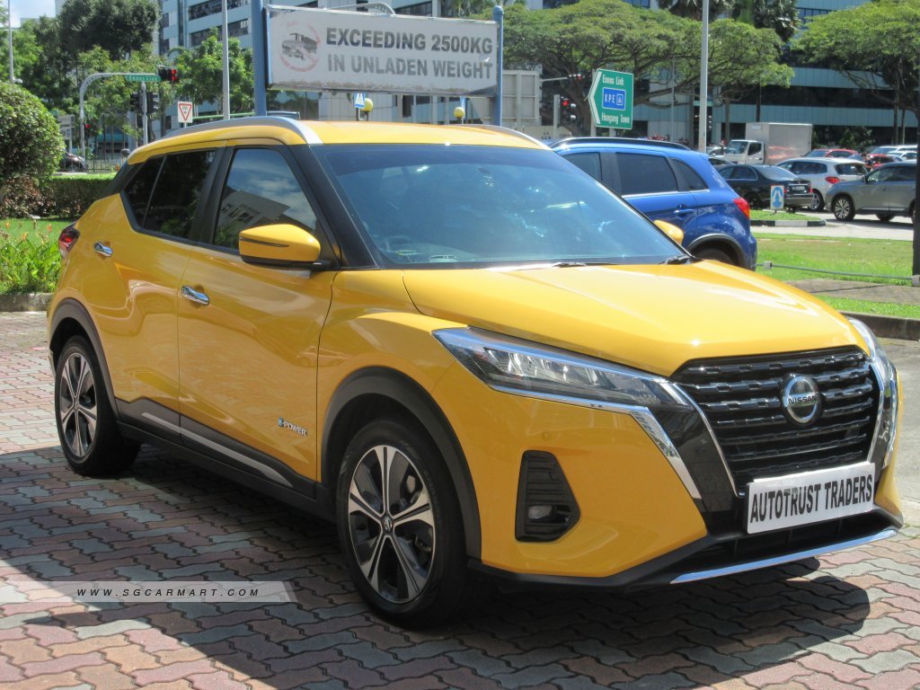 Used 2021 Nissan Kicks e POWER Hybrid 1.2A Premium Plus for Sale Expired Sgcarmart