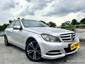 Used 2012 Mercedes-Benz C-Class C180K Avantgarde Sunroof (COE till 03/ ...
