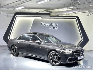 Used 2021 Mercedes-Benz S-Class S450L Mild Hybrid AMG Line 4MATIC Sunroof for Sale (Expired ...