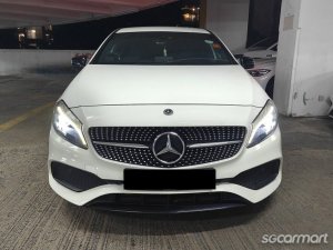 Used 2017 Mercedes-Benz A-Class A180 AMG Line for Sale | Carsdotcom Pte ...