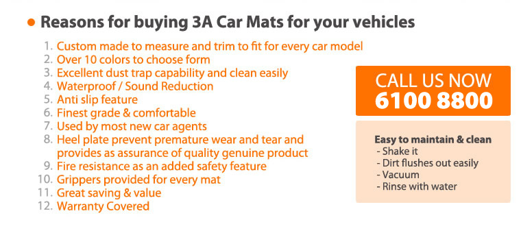 3A Carmats - sgCarMart