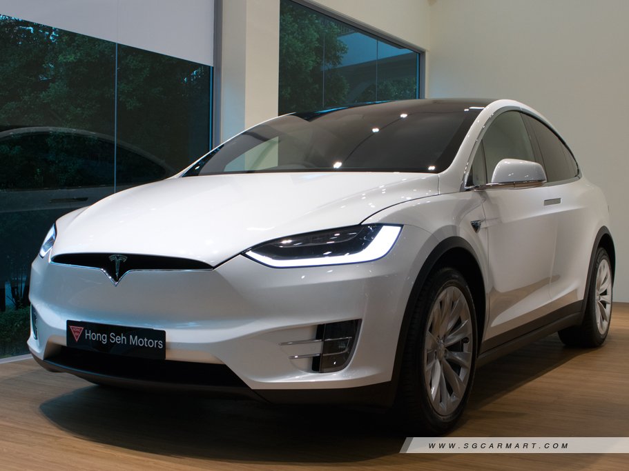 New Tesla Model X Electric Photos, Photo Gallery - Sgcarmart