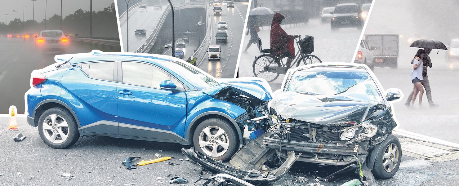Car crashes are always happening on rainy days! But why?