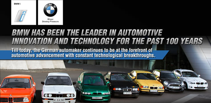 BMW leads automotive innovation and technology for the past 100 years