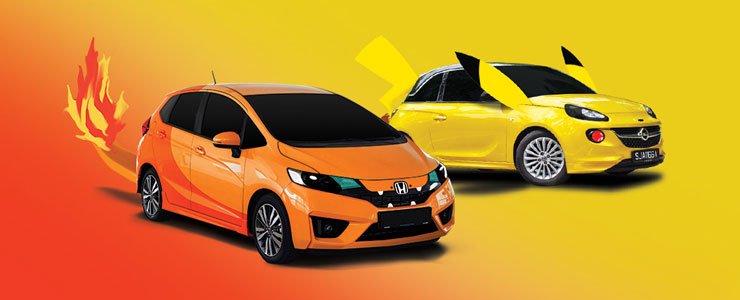 Pokecars for the aspiring Pokemon master