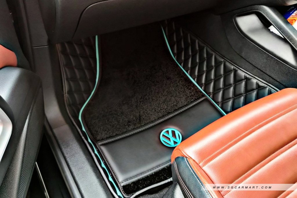 Get your premium leather car mats customised at BlackBeauty Auto