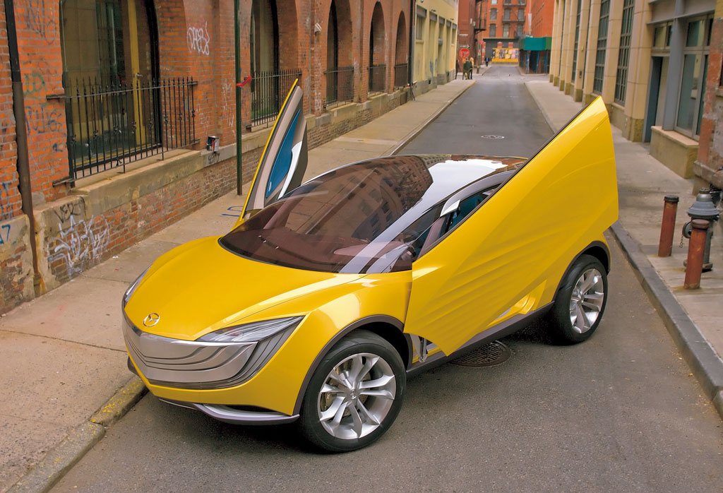 Updated pictures of the Mazda "Hakaze" "Nagare" Concept car - Sgcarmart