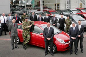 Prius joins British Army - Sgcarmart
