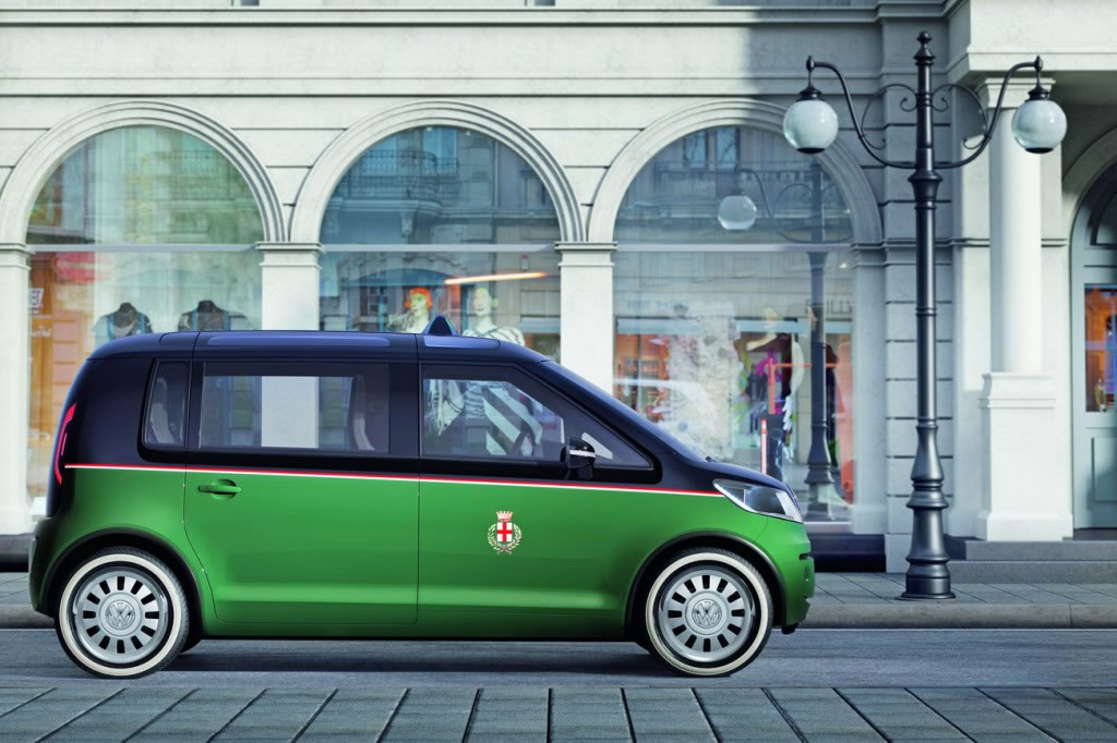 Volkswagen showcases the Milan EV taxi concept