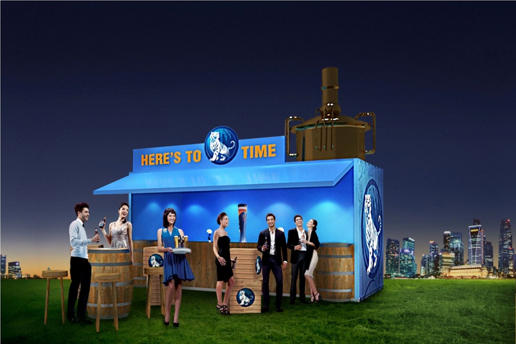 Tiger Beer announces plans for its "Here's To Tiger Time" F1 experience