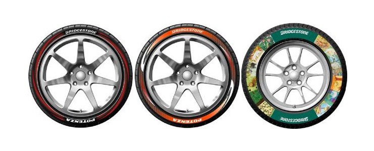 Bridgestone debuts colour printing technology for tyres