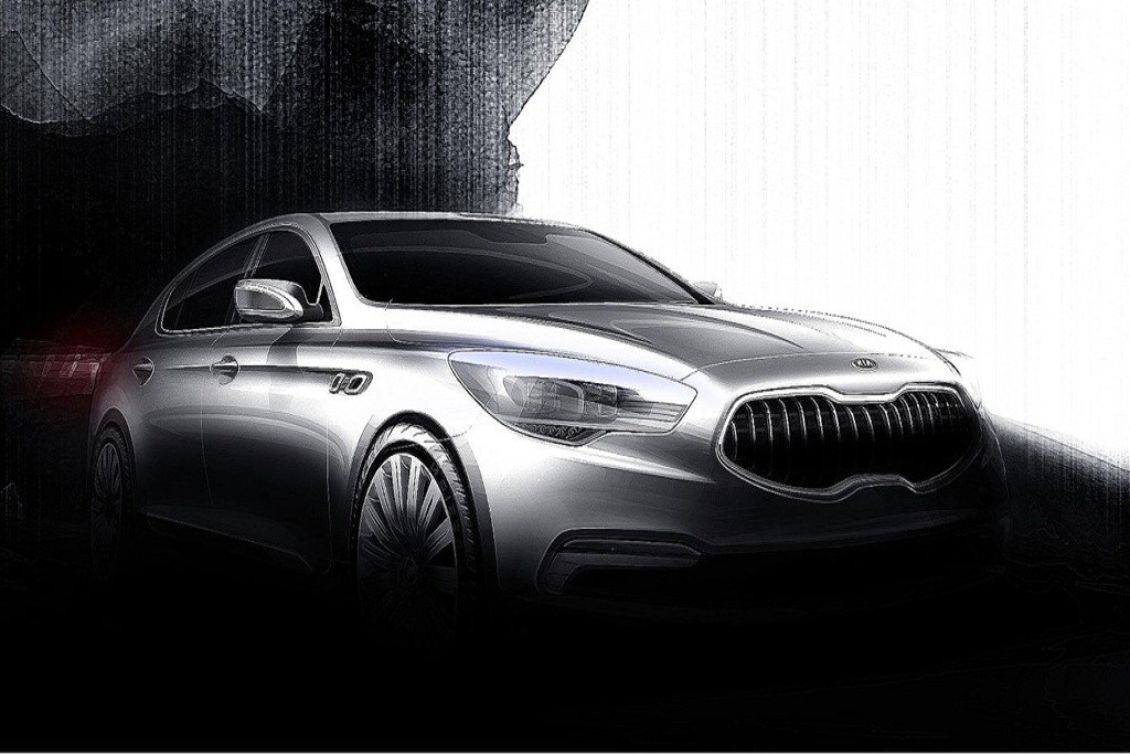 Kia reveals sketches of all-new flagship sedan - Sgcarmart