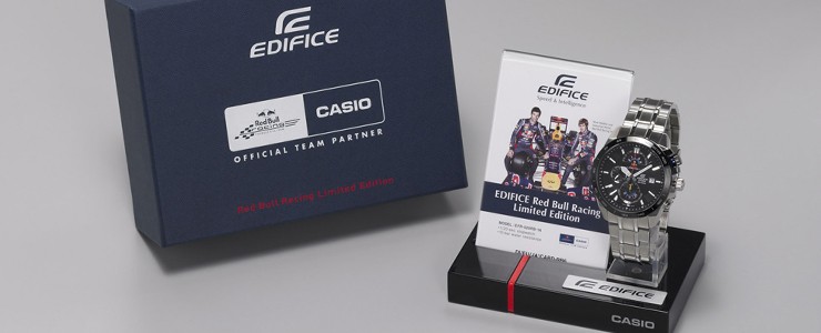 Casio's new timepiece brings Red Bull F1 racing action onto your wrist