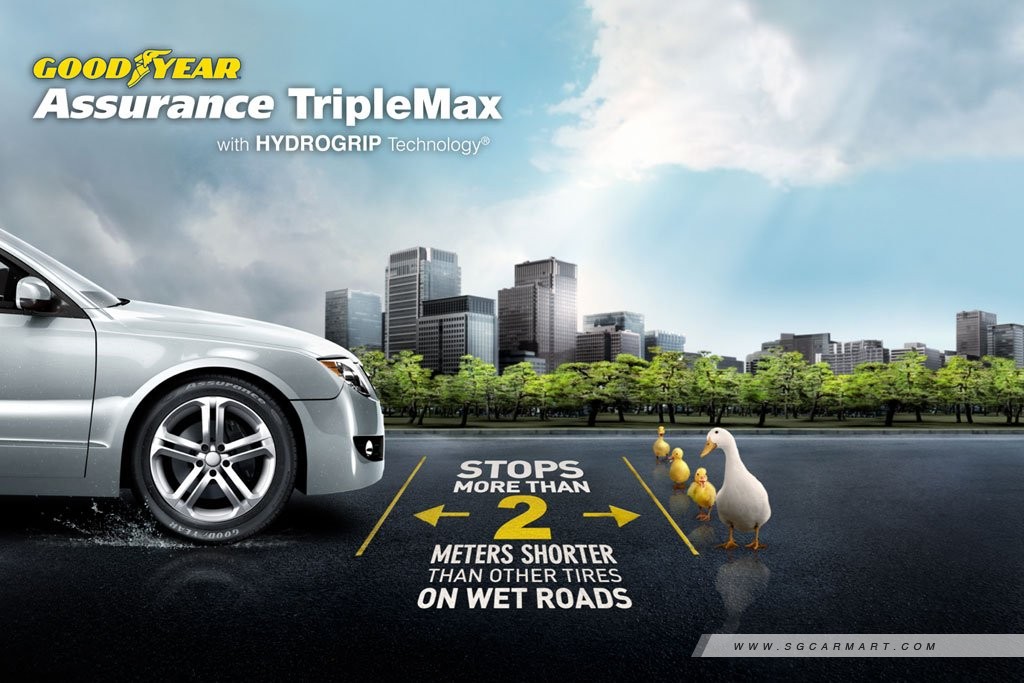 The new Goodyear Assurance TripleMax has arrived - Sgcarmart