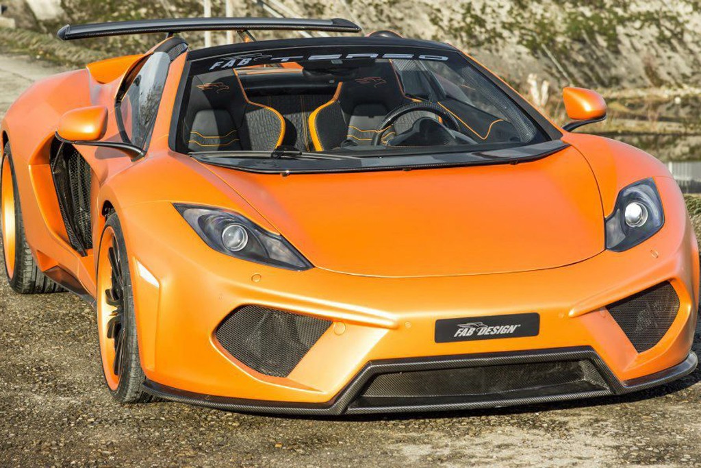 McLaren 12C Spider gets flamboyant update from FAB Design - Sgcarmart