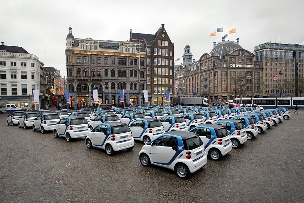 Three officially registered electric cars only
