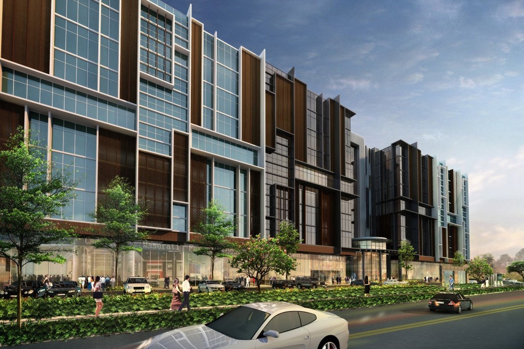 Parking spaces at industrial strata units are converted into offices ...