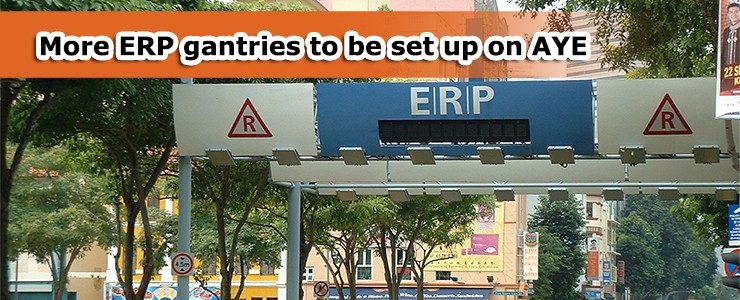 ERP gantries to be set up on AYE near Clementi