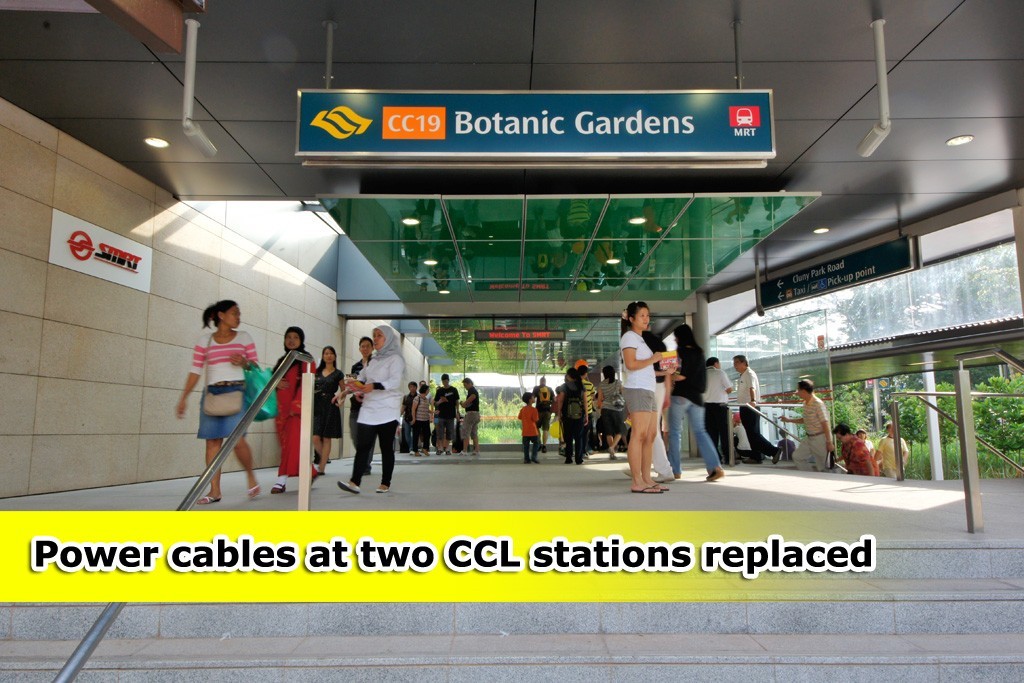 Power cables replaced at two additional circle line MRT stations ...