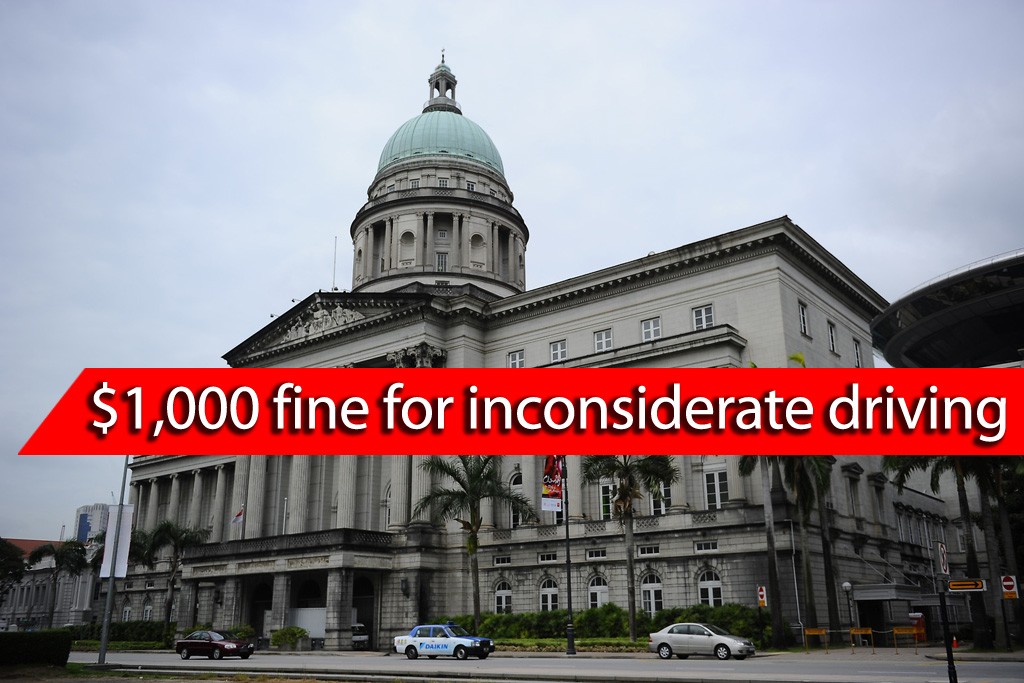 45-year old woman fined $1,000 for inconsiderate driving - Sgcarmart