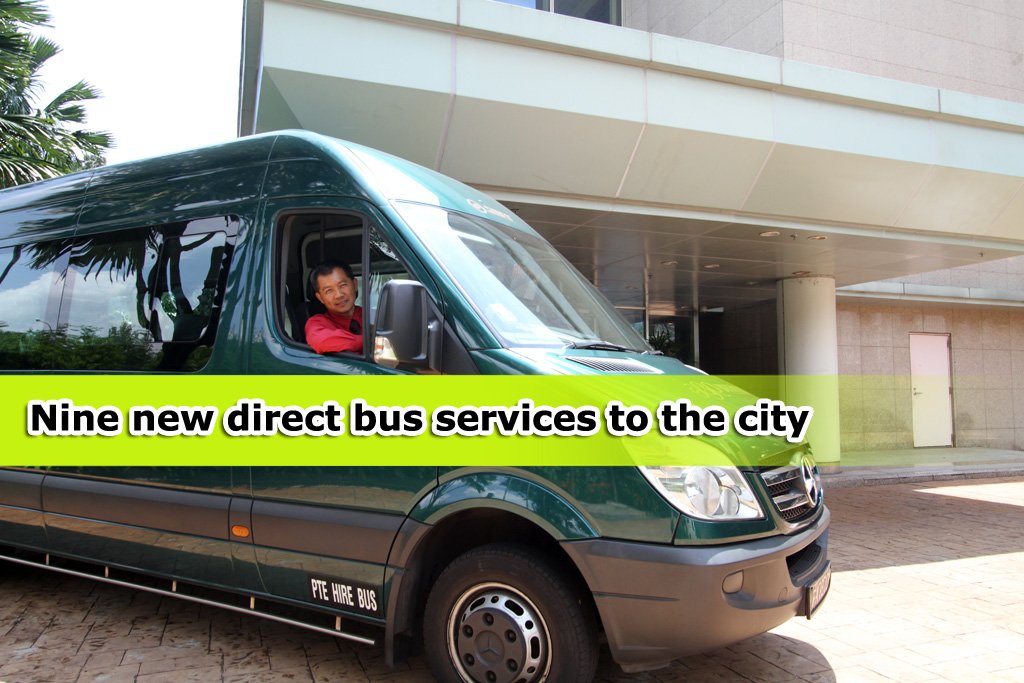 LTA will introduce nine new bus services that head to the city - Sgcarmart