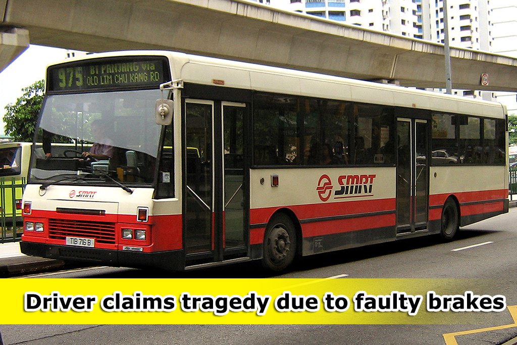 Bus driver claims tragedy due to faulty brakes - Sgcarmart