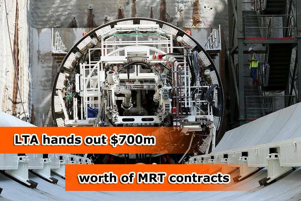 LTA hands out $700m worth of MRT contracts
