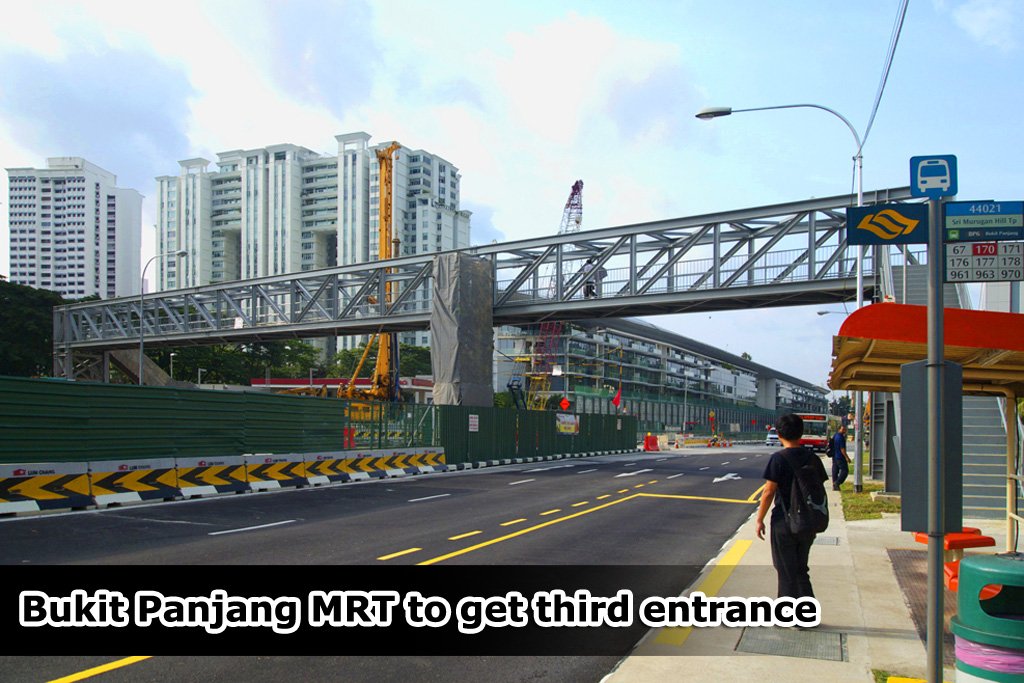 Bukit Panjang Station to get a third entrance