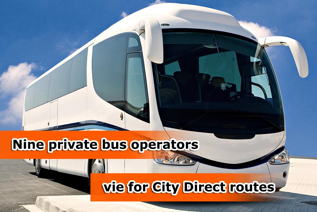 Nine private bus operators bid for City Direct routes