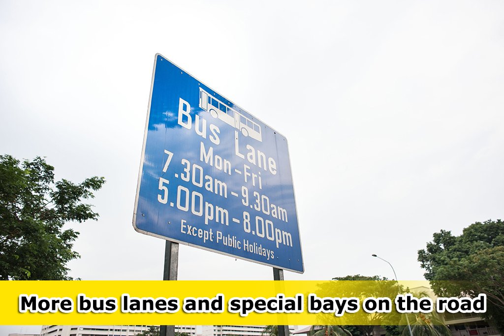 LTA to give more priority to buses with more bus lanes and special bays ...