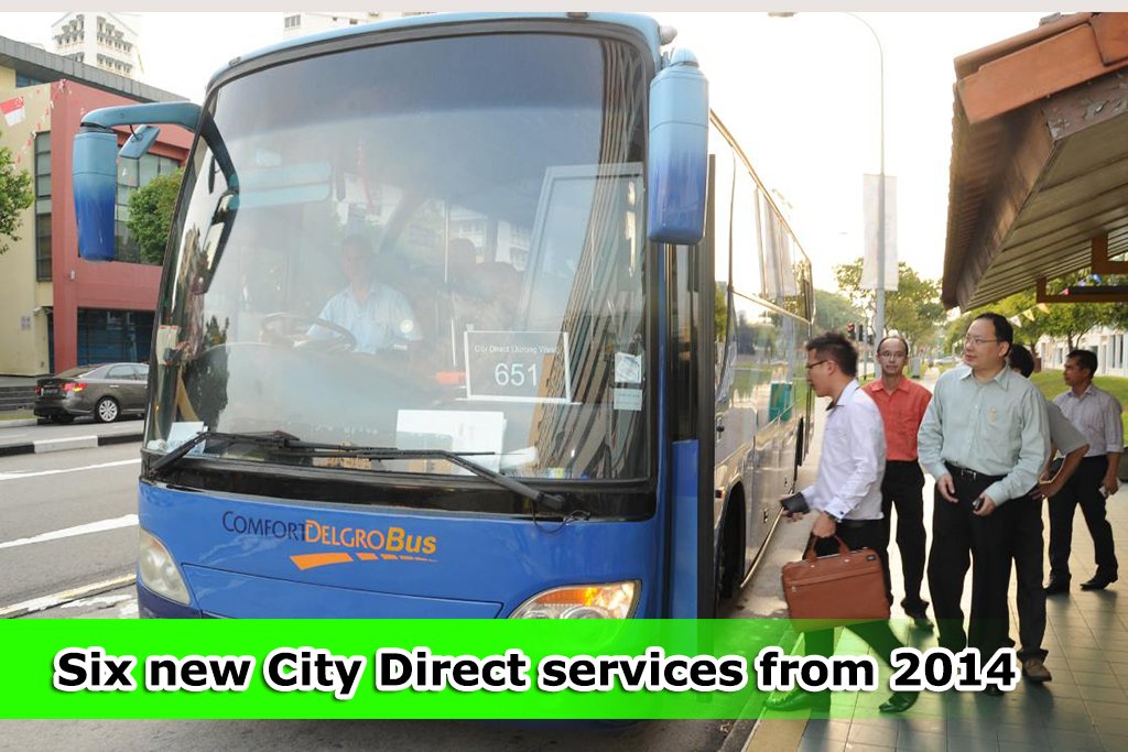 Six new City Direct bus services to roll out next year - Sgcarmart