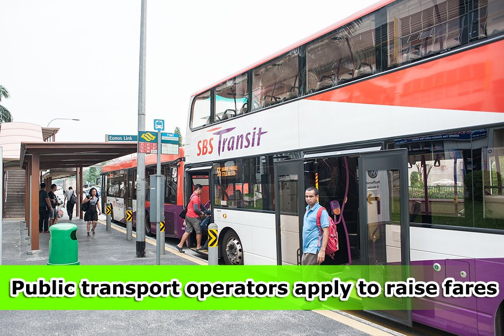 SMRT and SBS Transit have applied for fare adjustments - Sgcarmart