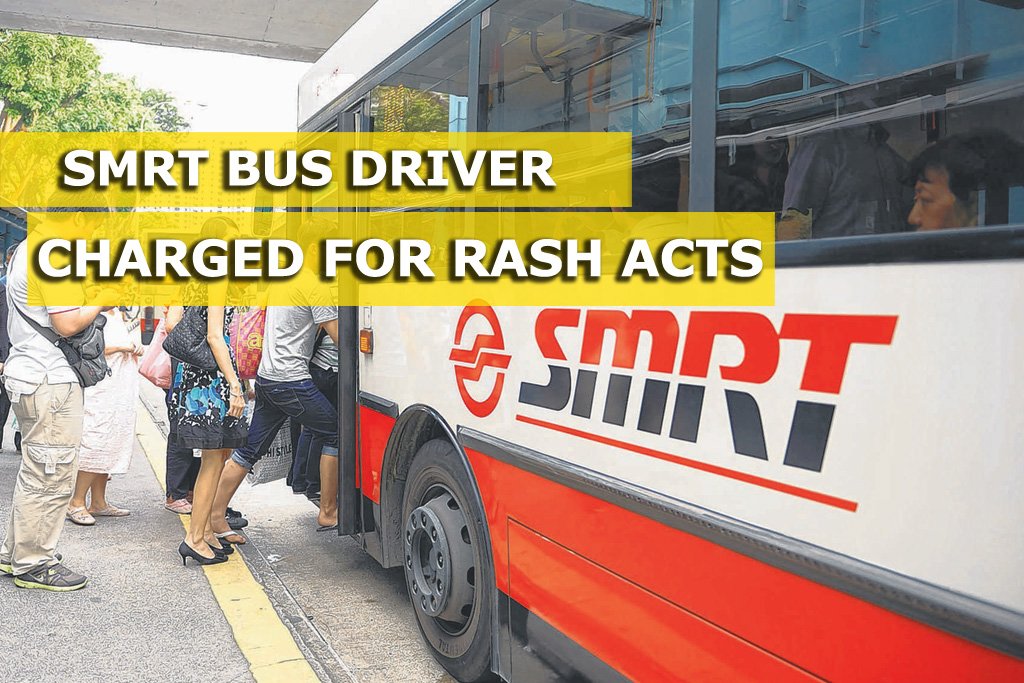 SMRT bus driver charged with causing death and injuring another passenger