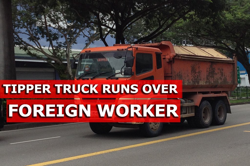 Foreign worker killed after tipper truck accident - Sgcarmart