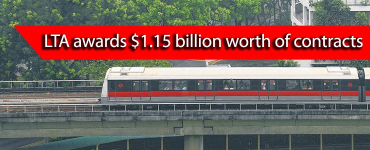 LTA awards $1.15 billion worth of contracts for upcoming railway projects