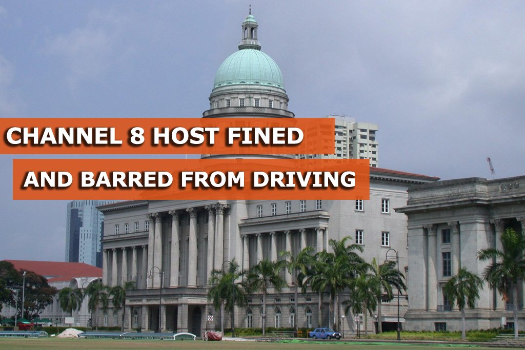 Channel 8 television host fined and barred from driving for three months