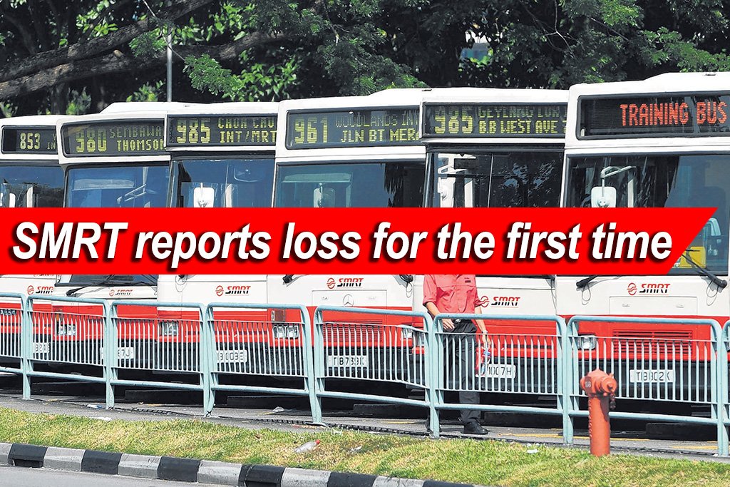 SMRT reports core business loss for the first time