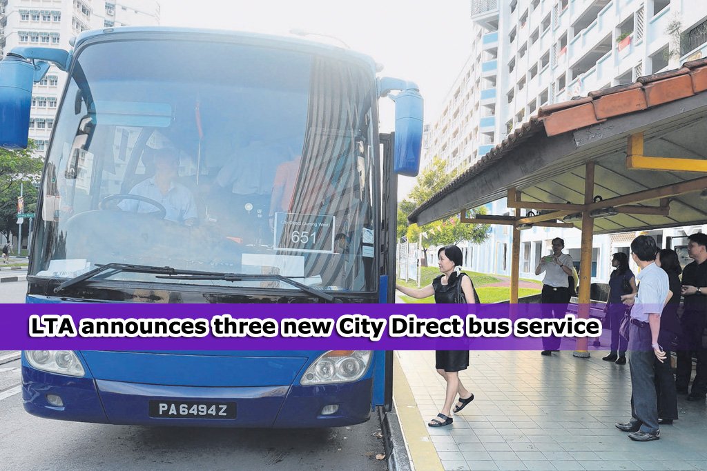 LTA has announced the commencement of three more City Direct Services ...