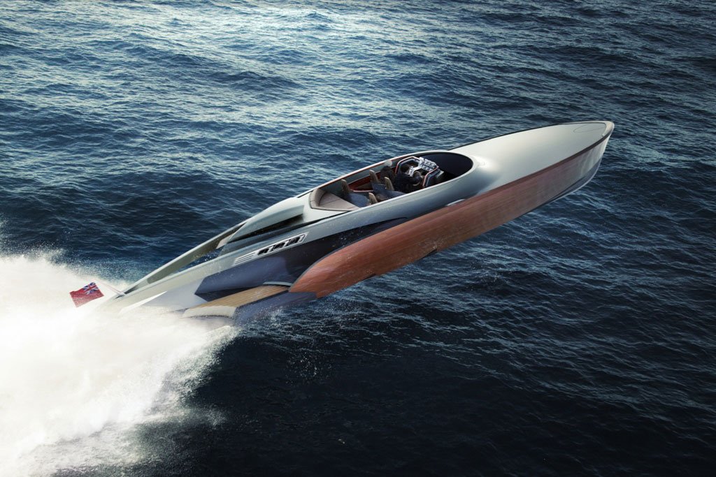 Futuristic day-boat powered by Rolls-Royce Merlin V12 engine - Sgcarmart