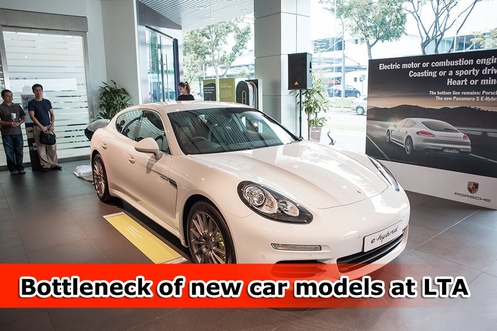 Bottleneck of new car models at LTA
