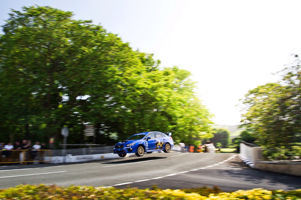Rally ace Mark Higgins sets new lap record in the all new Subaru WRX ...