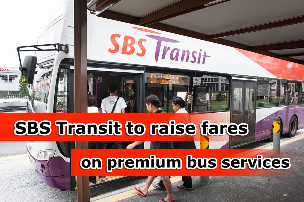SBS Transit to raise fares on 41 premium bus services from 3rd August
