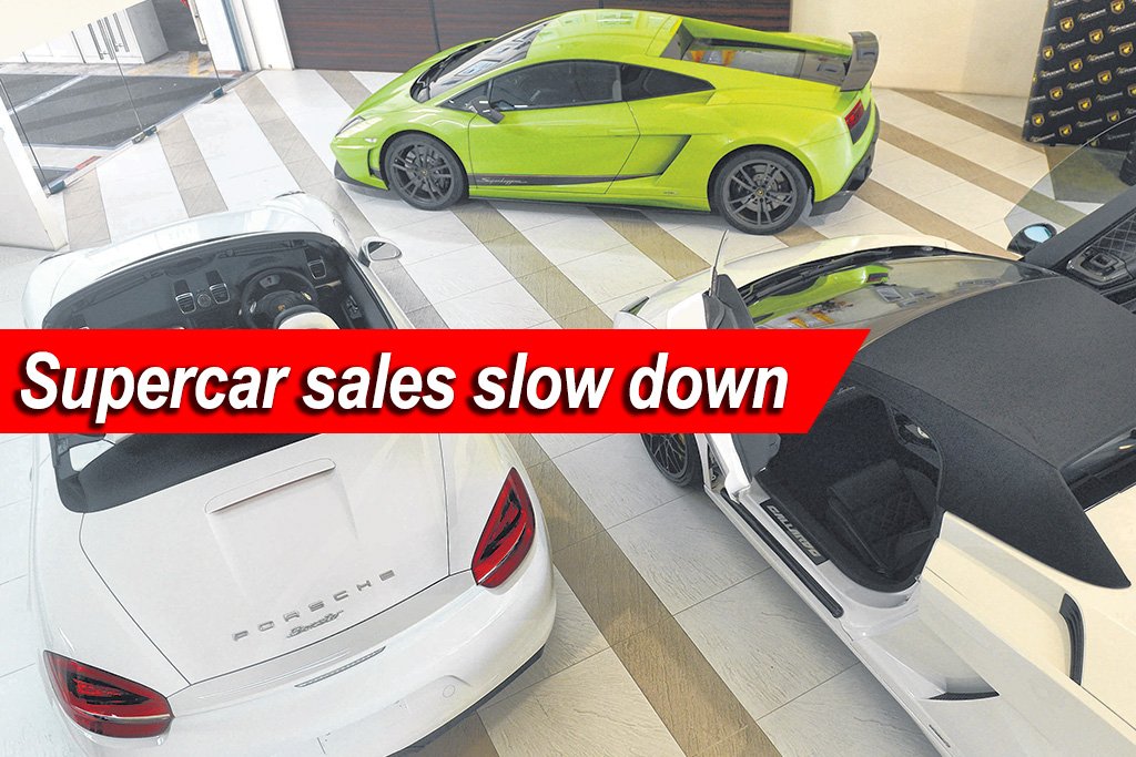 Sales of supercars dwindle - Sgcarmart