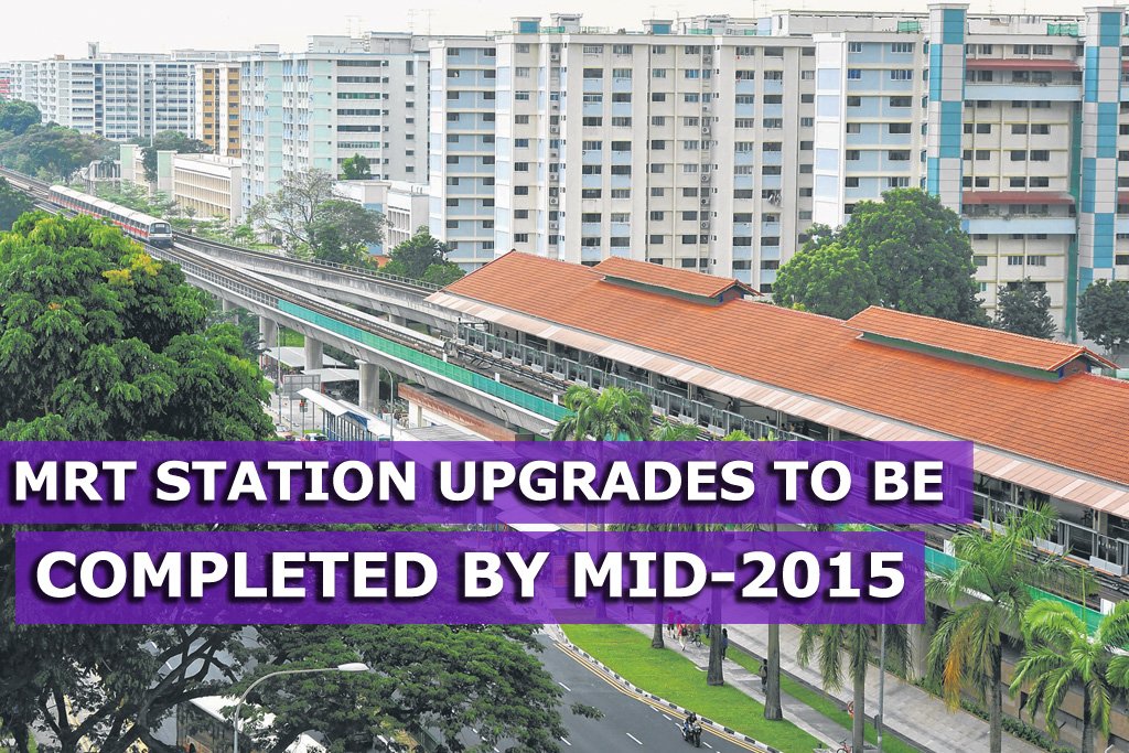 Upgrading works at three MRT stations to be completed by middle of 2015 ...